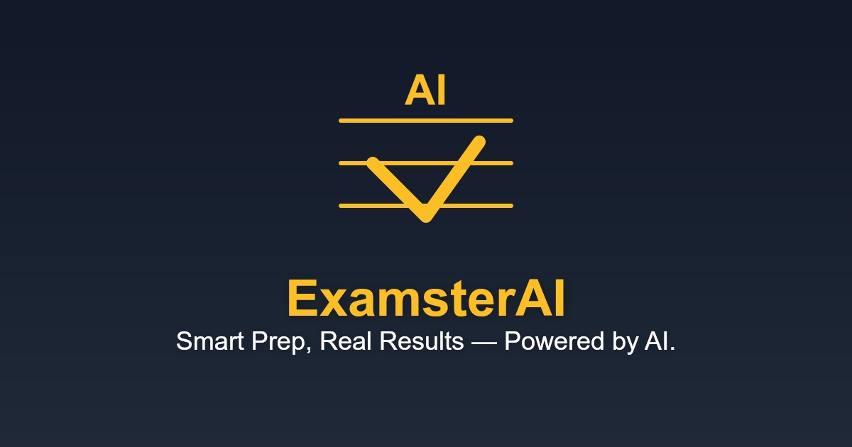 Examster AI - Improve Your Exam Performance